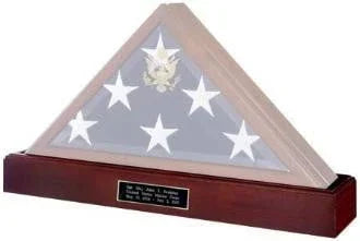 Military Flag & Medal Display Case Shadow Box. — BuyAmerican