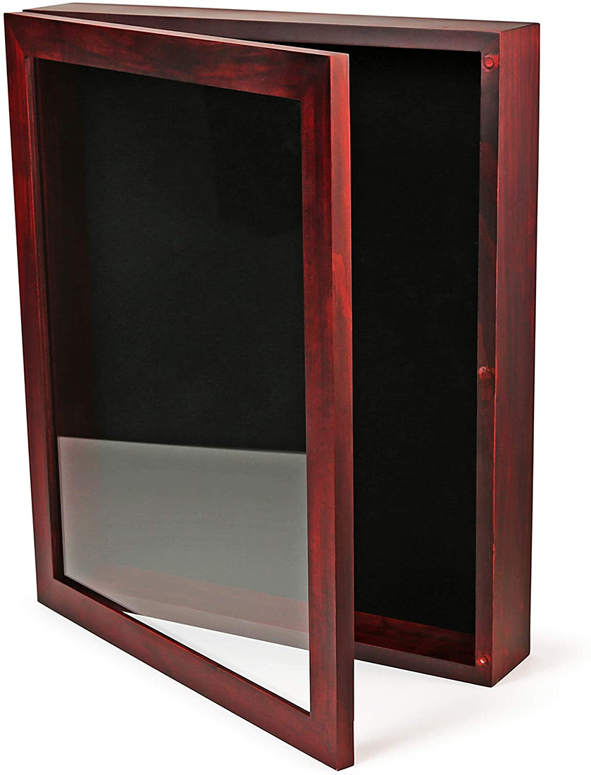 12x15x2 Shadow Box Display Case | Magnetically Opens and Closes like a ...