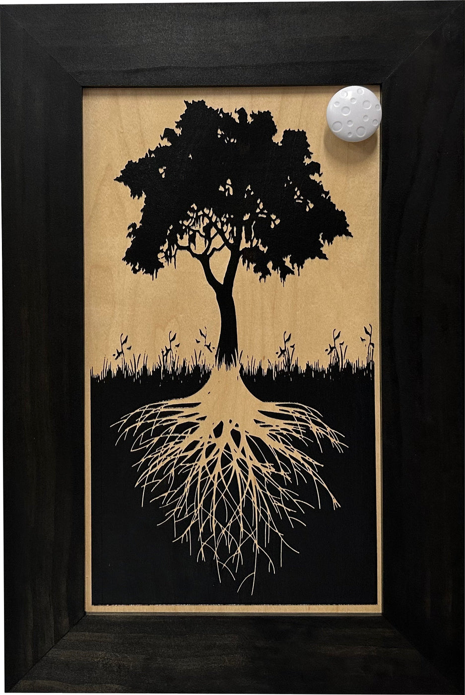 Hidden Gun Storage Tree Roots Silhouette Concealment Shelf — BuyAmerican