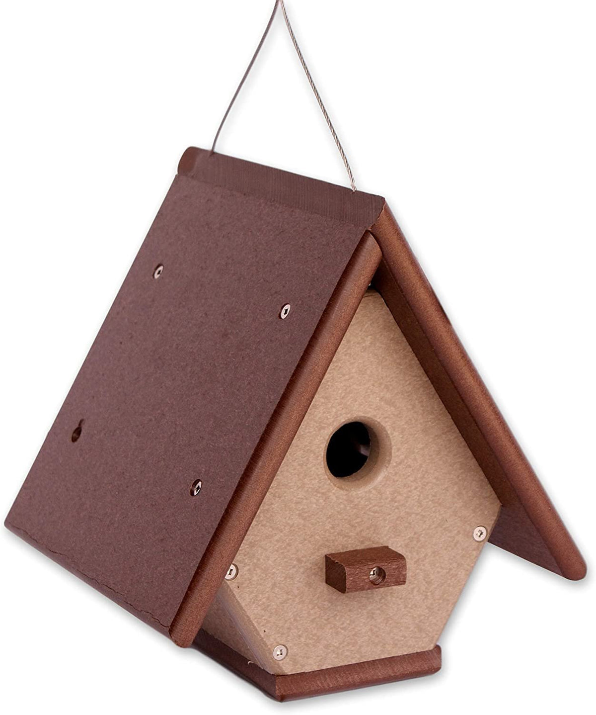 Amish-Made Hanging Wren House, Eco-Friendly Poly Lumber — BuyAmerican