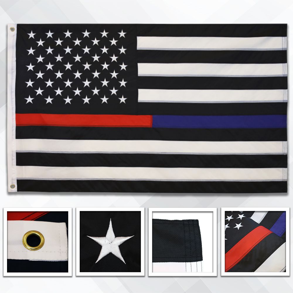 U.S. Thin Red & Blue Line — BuyAmerican